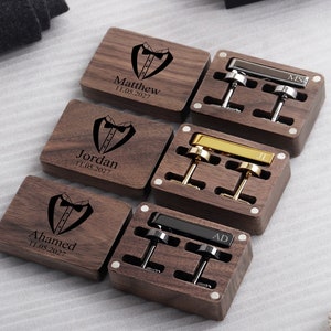 Engraved Tie Clip, Groomsmen Gifts, Groomsmen Cufflinks and Tie Clips ...