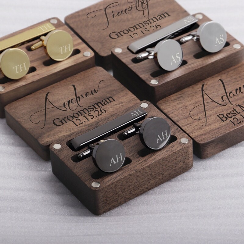 Engraved Cufflinks - Etsy