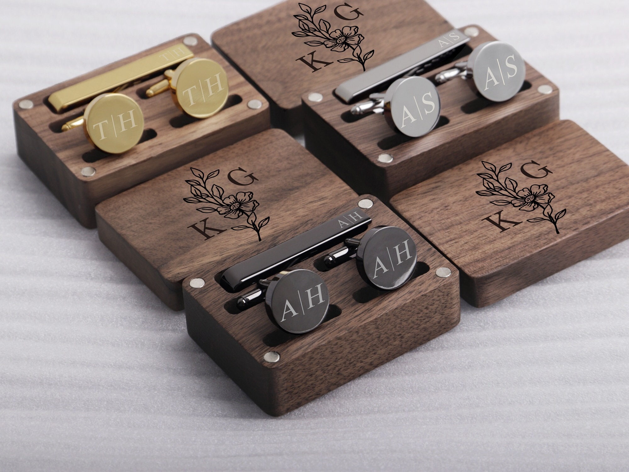 Engraved Tie Clip, Groomsmen Gifts, Groomsmen Cufflinks and Tie Clips ...