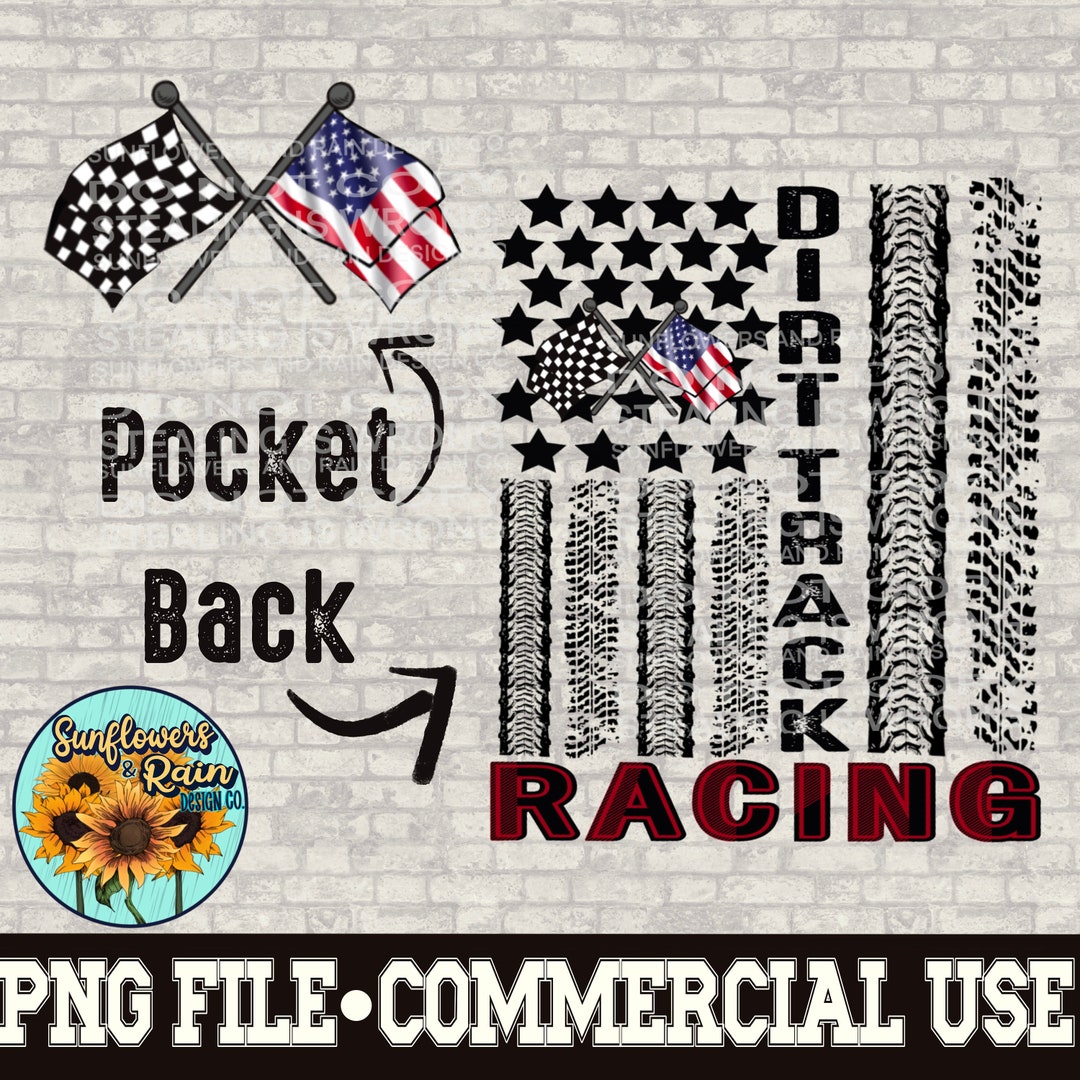 Dirt Track Racing PNG File for Sublimation Shirts (digital Download) - Etsy