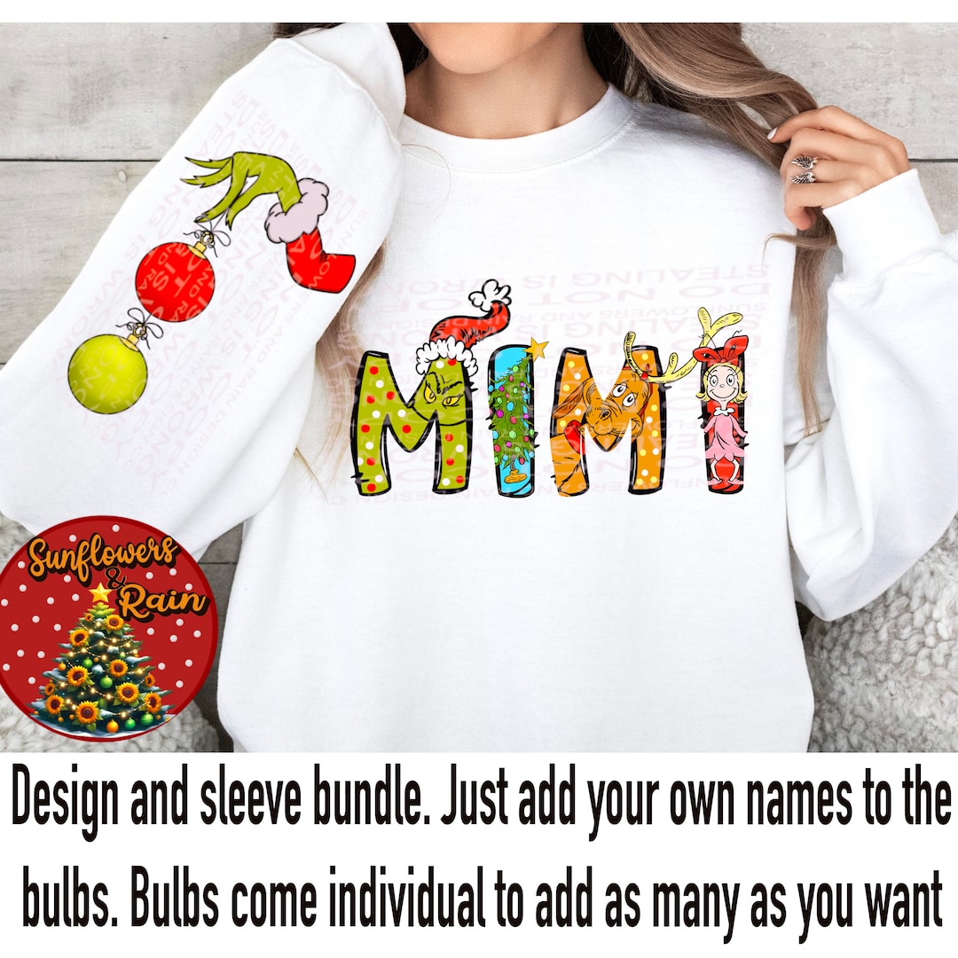 Mimi Grinch Png. Grinch Png. Mimi Png. Christmas Png. Png File for ...