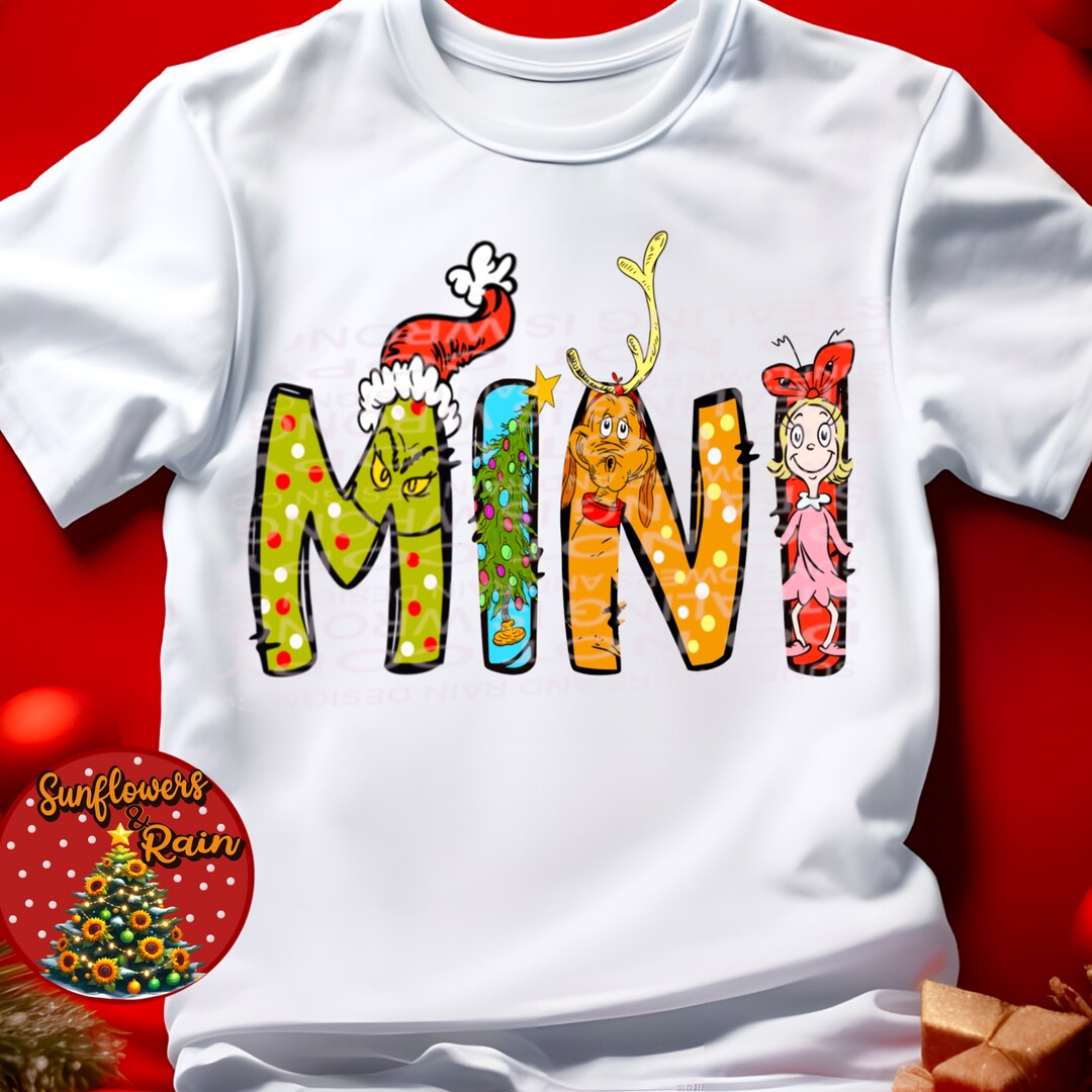 Mini Grinch Png. Grinch Png. Mini Png. Christmas Png. Png File for ...