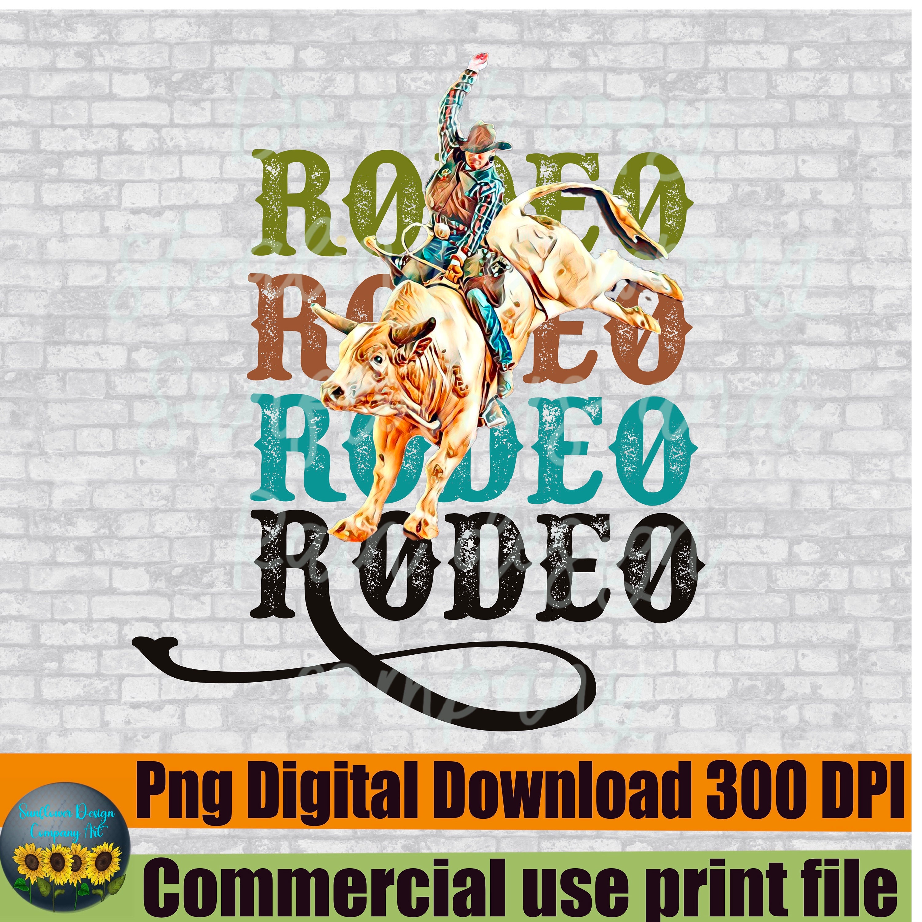 Rodeo Retro Sublimations Cowboy Sublimation western - Etsy