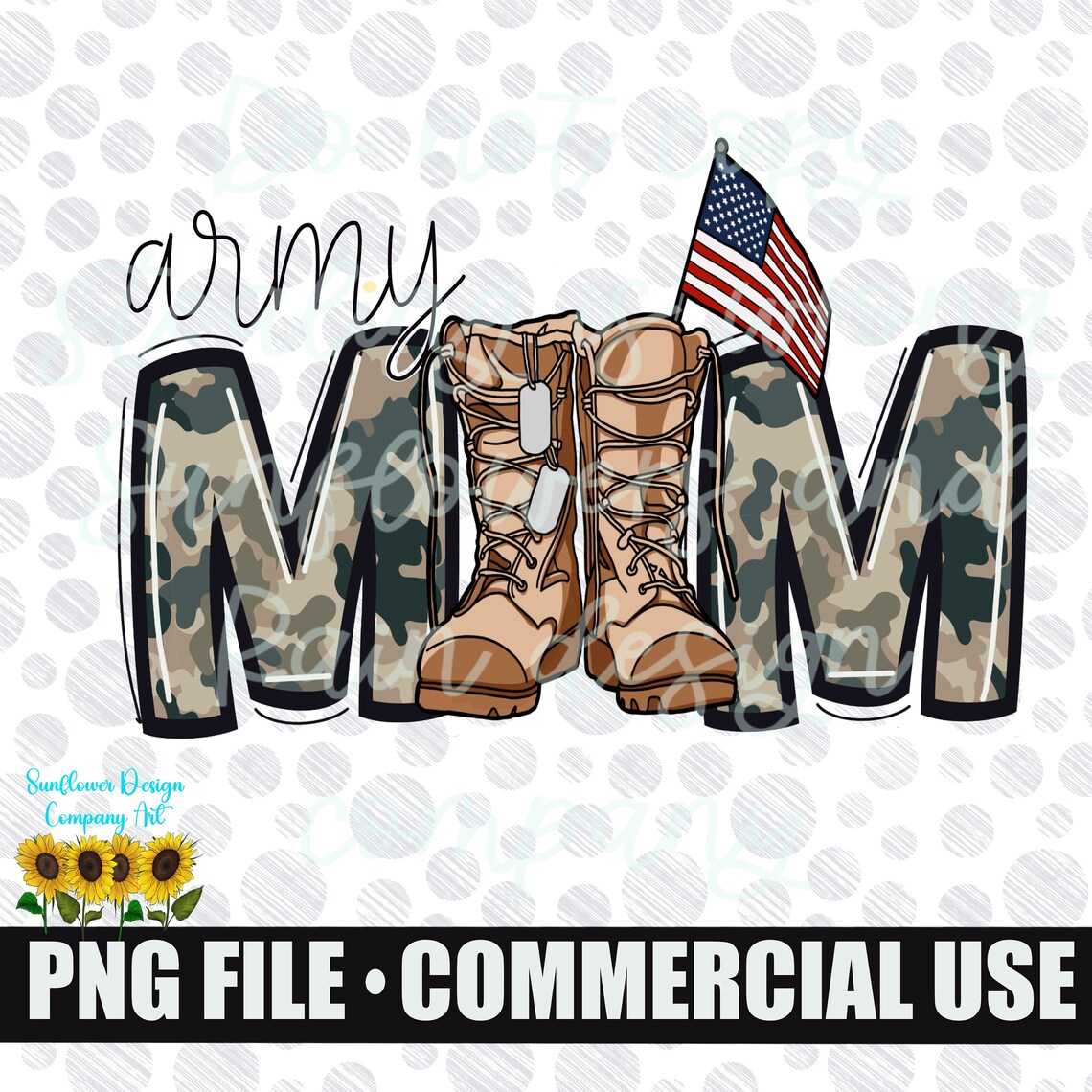 Army Mom Png File for Sublimation T-shirts. Digital Download. - Etsy