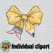 Coquette Teacher Pencil Bow Png: Back to School Design (digital ...