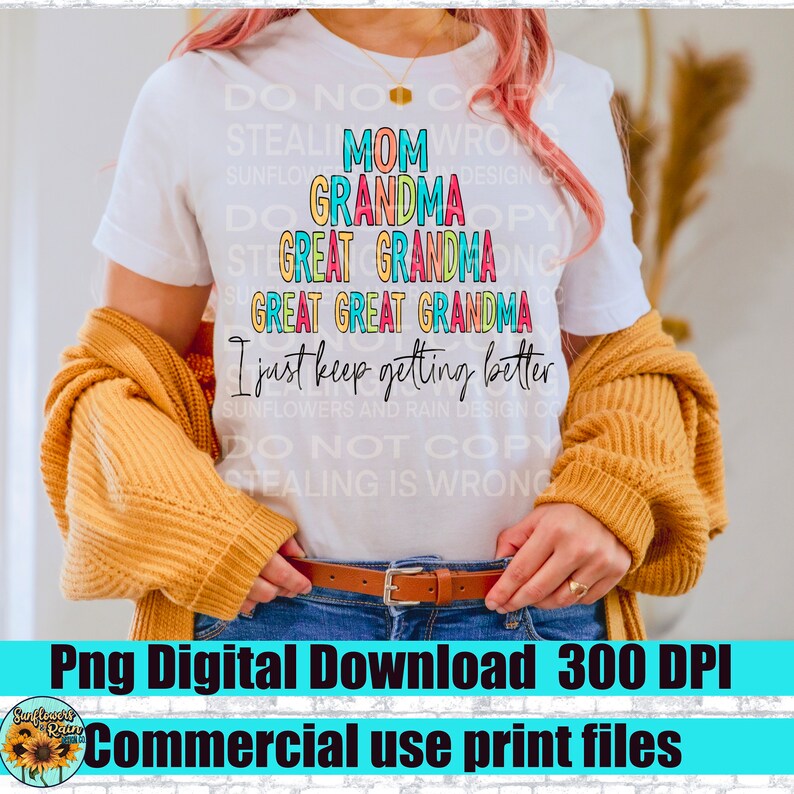 Mom Grandma Great Grandma Great Great Grandma. I Just Keep - Etsy