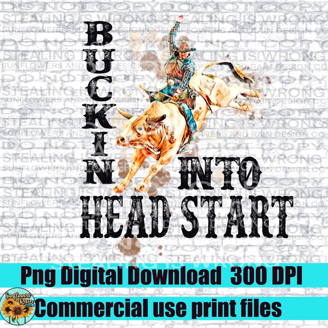 Buckin' Rodeo Back to School PNG File: Western Sublimation (digital ...