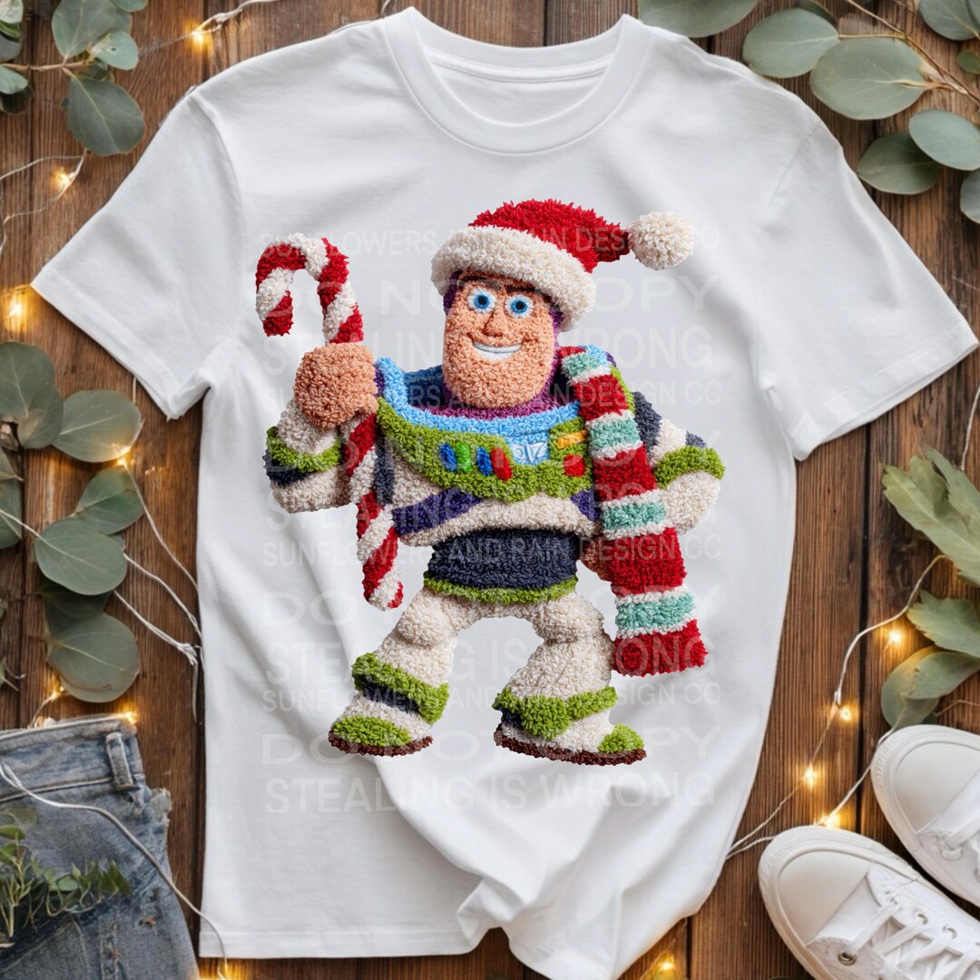 Buzz Lightyear Latch Hook Yarn Crochet Design PNG File, Sublimation ...