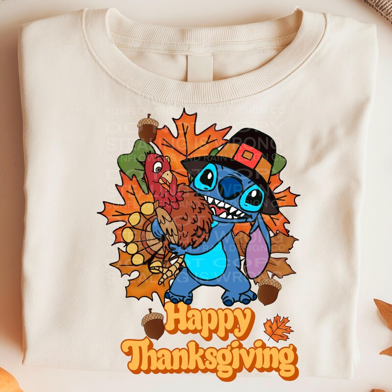 Thanksgiving Stitch Clipart - Etsy