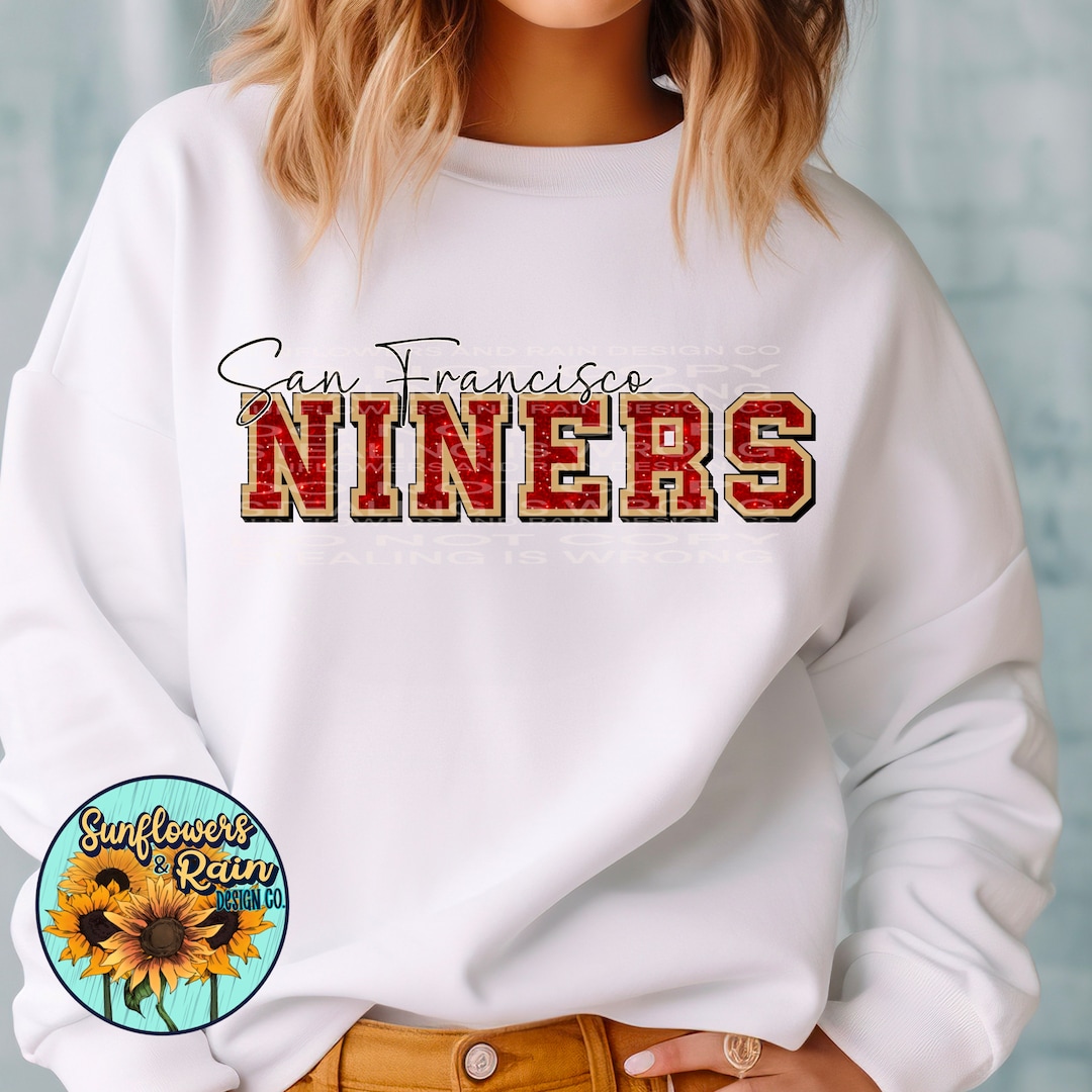 Niners Heart Football Png File for Sublimation Tshirts. PNG Digital ...