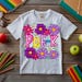 Back to School Flower PNG Bundle: Colorful Sublimation Design (digital ...