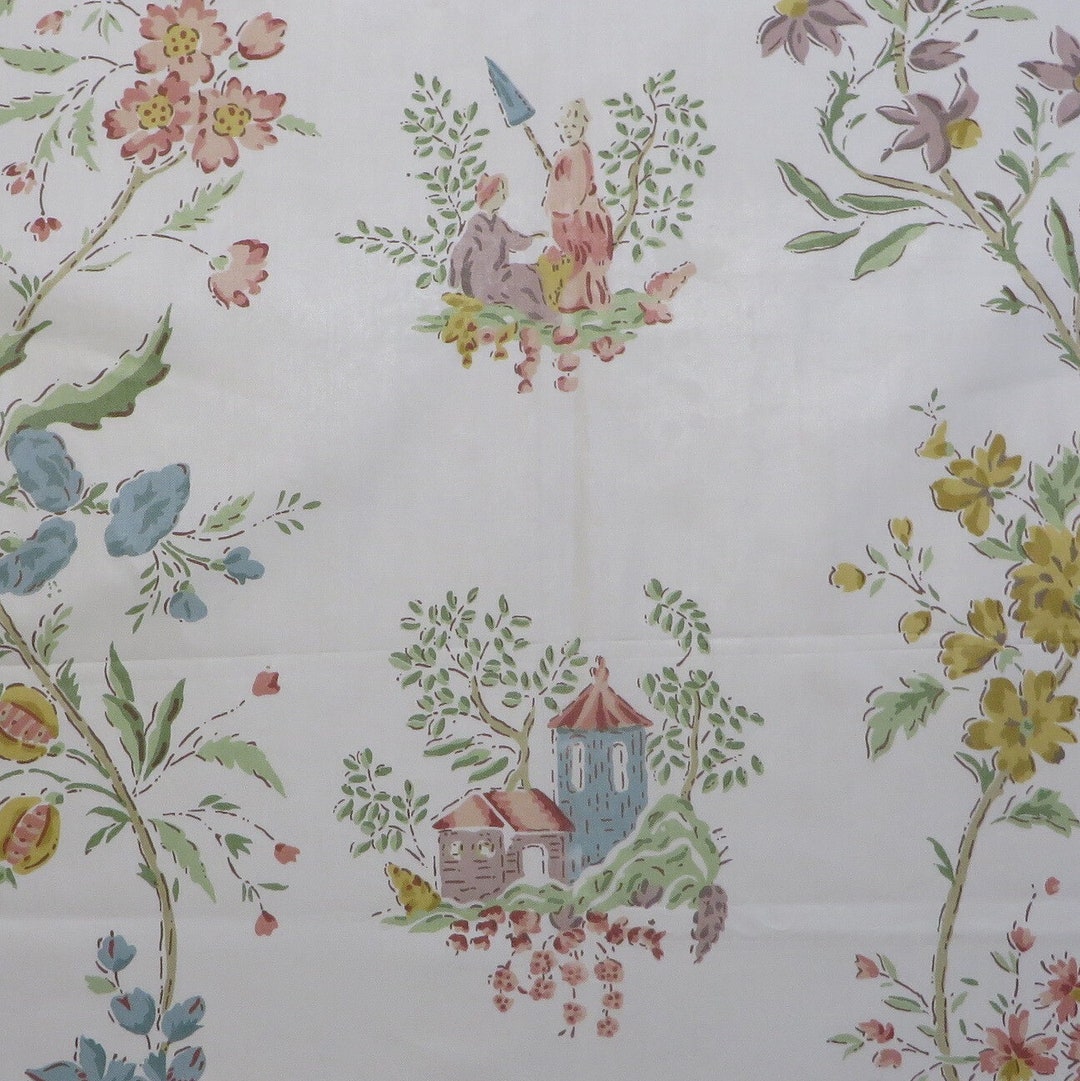 3 Yards Schumacher Nanping Vine Chinoiserie Chintz Fabric - Etsy