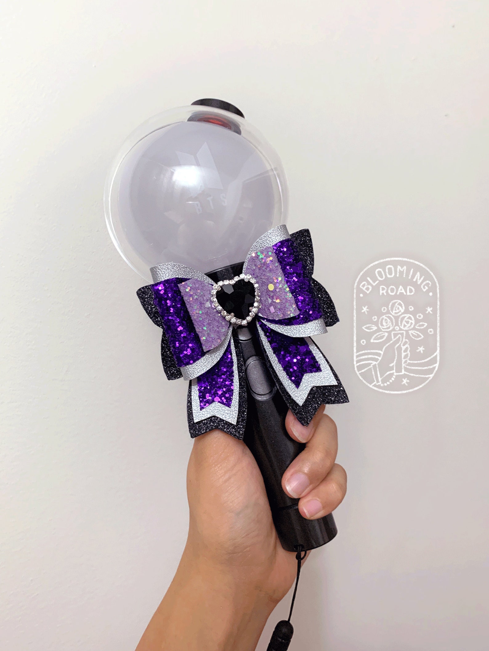 BTS Army Bomb Light Stick Leather Bow Kpop Accessory I - Etsy
