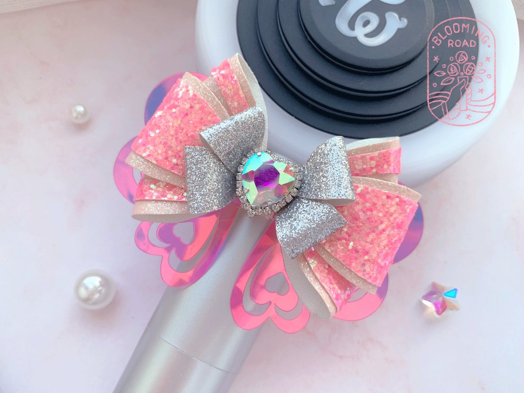 TWICE CANDYBONG Light Stick Leather Bow Kpop Accessory - What is Love ...