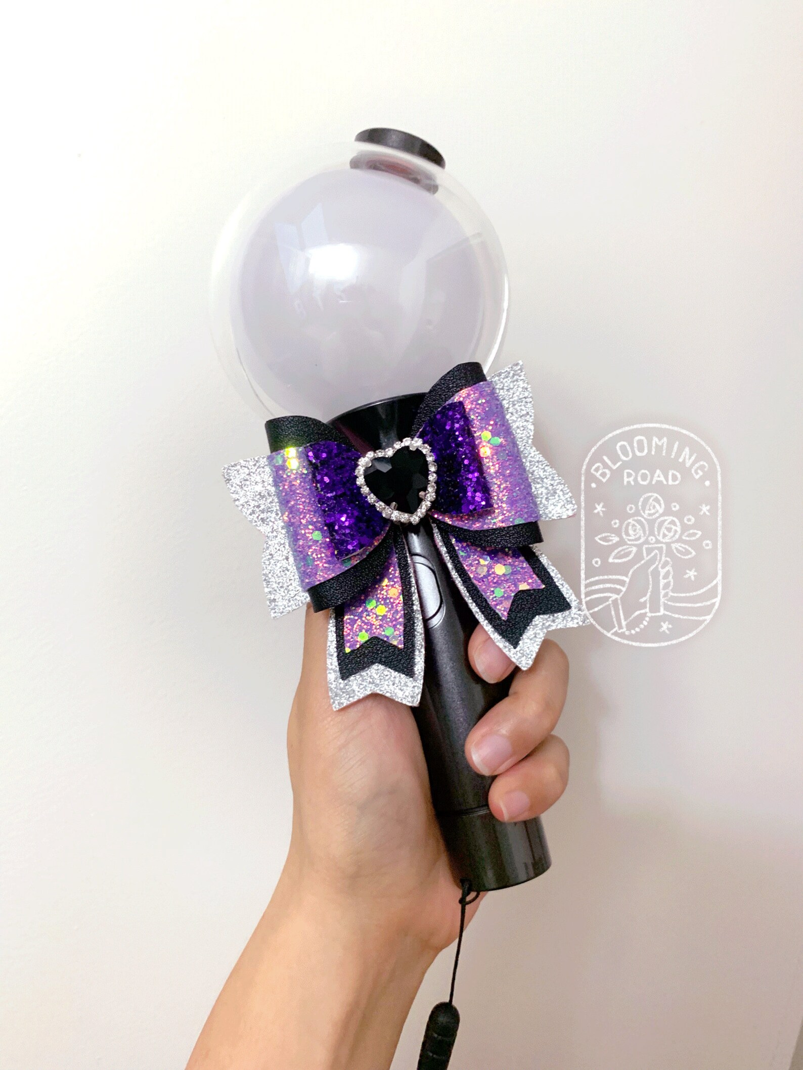 BTS Army Bomb Light Stick Leather Bow Kpop Accessory I - Etsy
