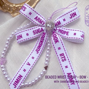 BTS Army Bomb Light Stick Ribbon Bow Kpop Accessory - Etsy