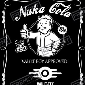 Nuka Cola Whiskey Flask Template, .svg and Lightburn Ready Files ...