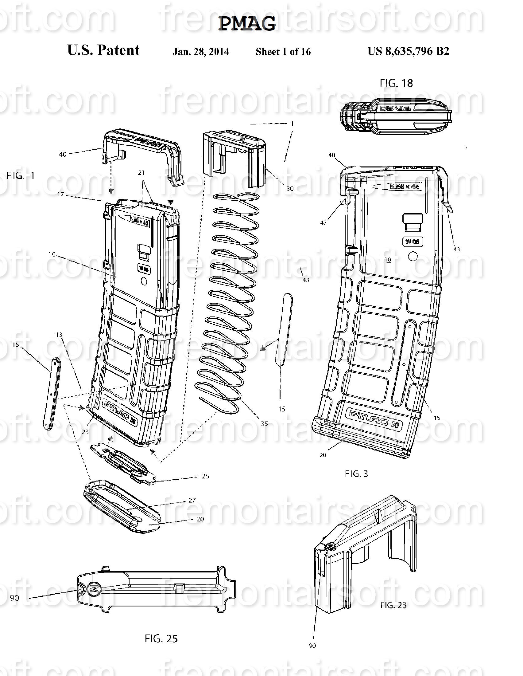 Pmag Magazine Patent Folder. in .png Format, .jpg Format, Bmp Format ...