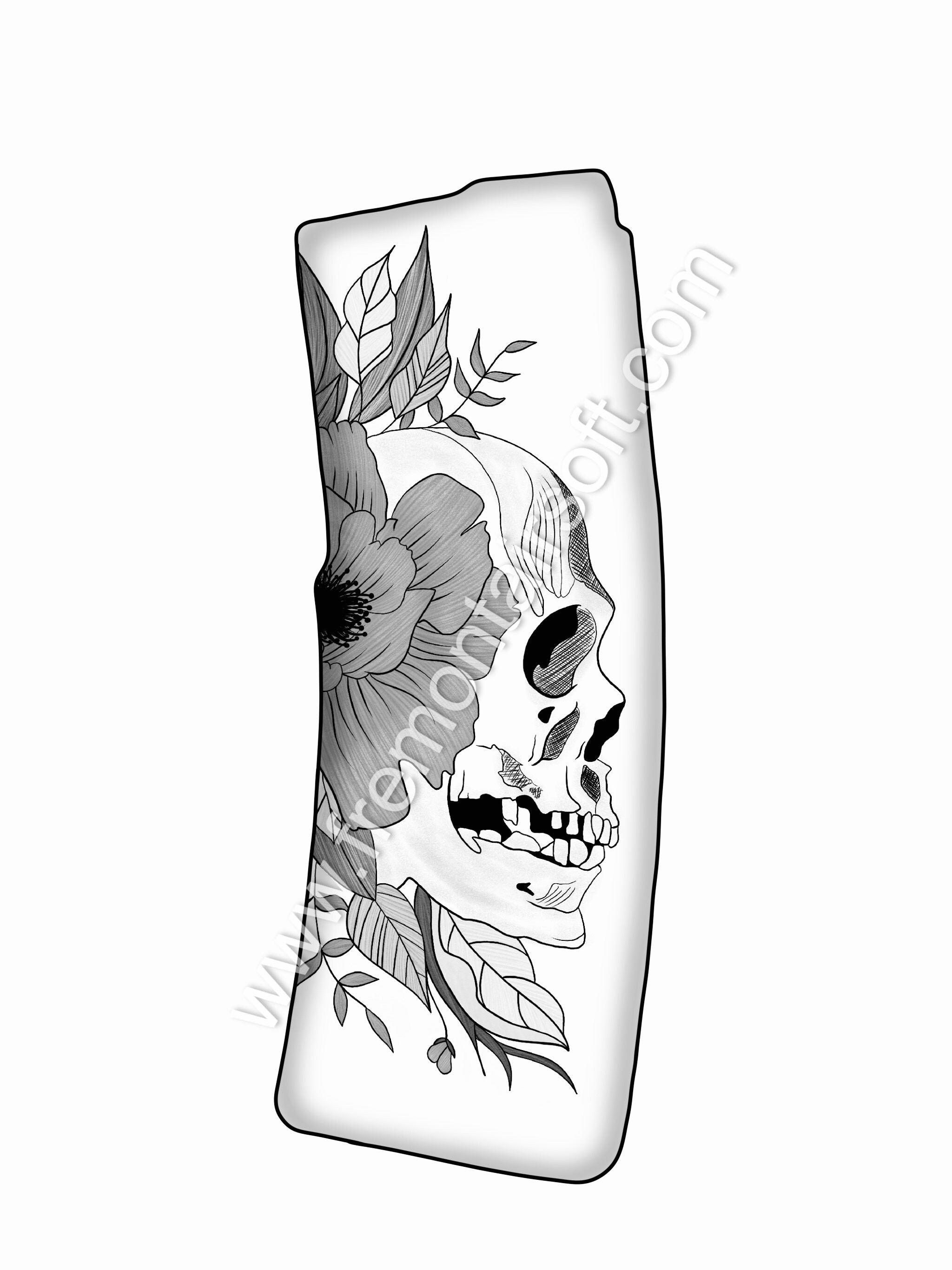 Pmag Skull Fiber Laser Template. SVG File for Laser Engraving. - Etsy ...