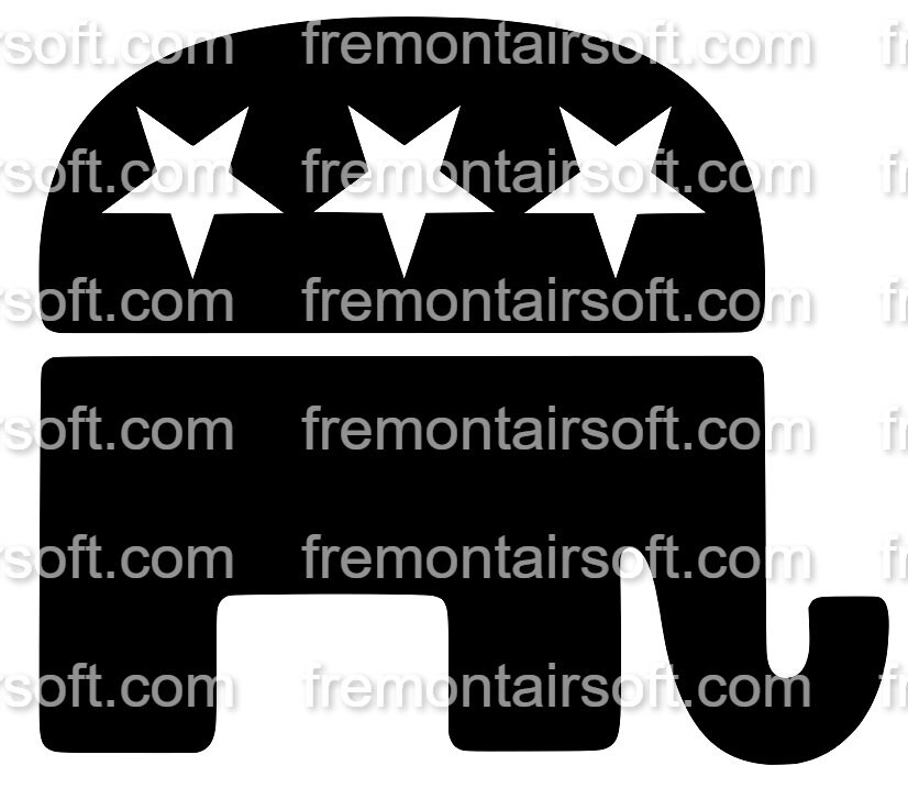 P Mag Republican Magazine Template .svg and .png for Fiber Laser ...