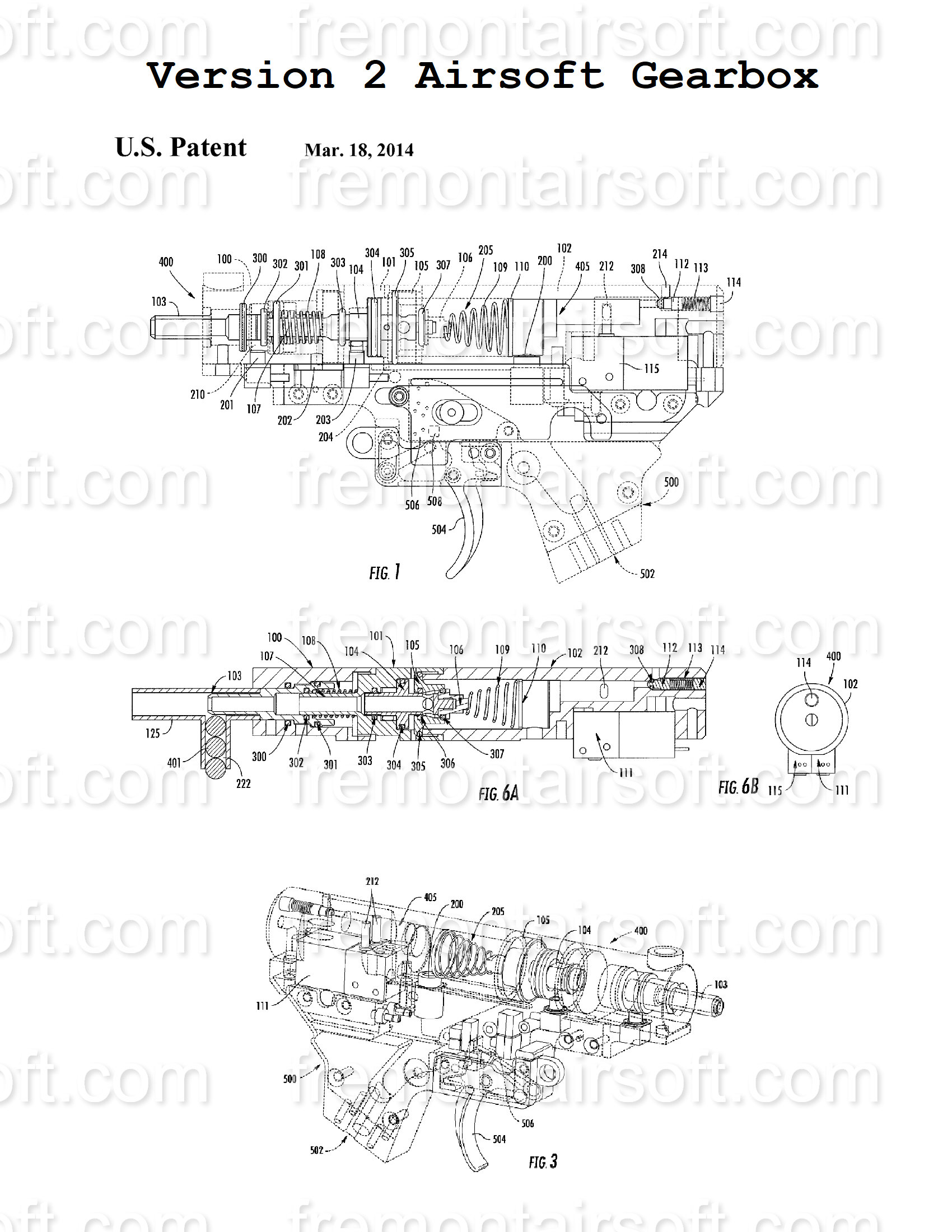 Airsoft Gearbox Diagram