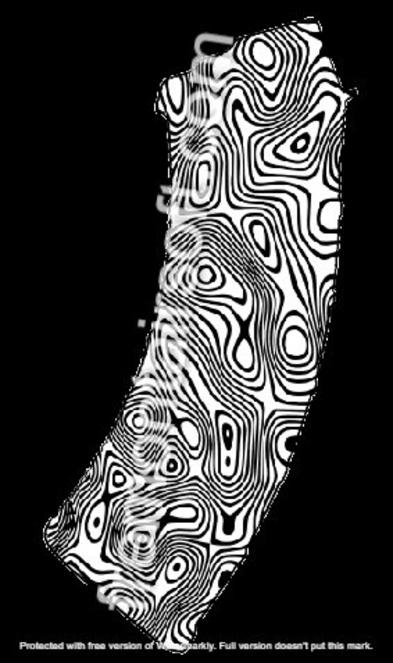 AK 47 Pmag Damascus Fiber Laser Template. SVG File for Laser - Etsy