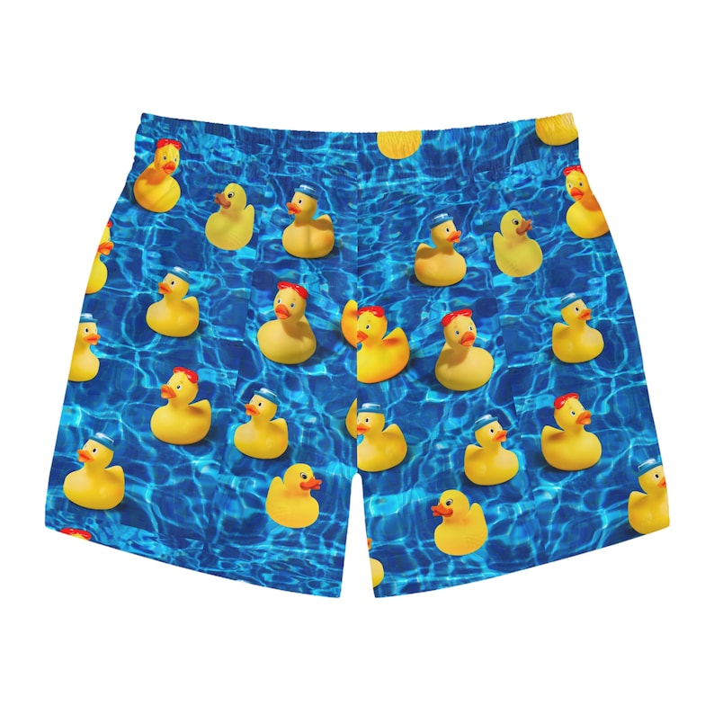 Rubber Duckie Swim Trunks - You Quack Me Up - Etsy
