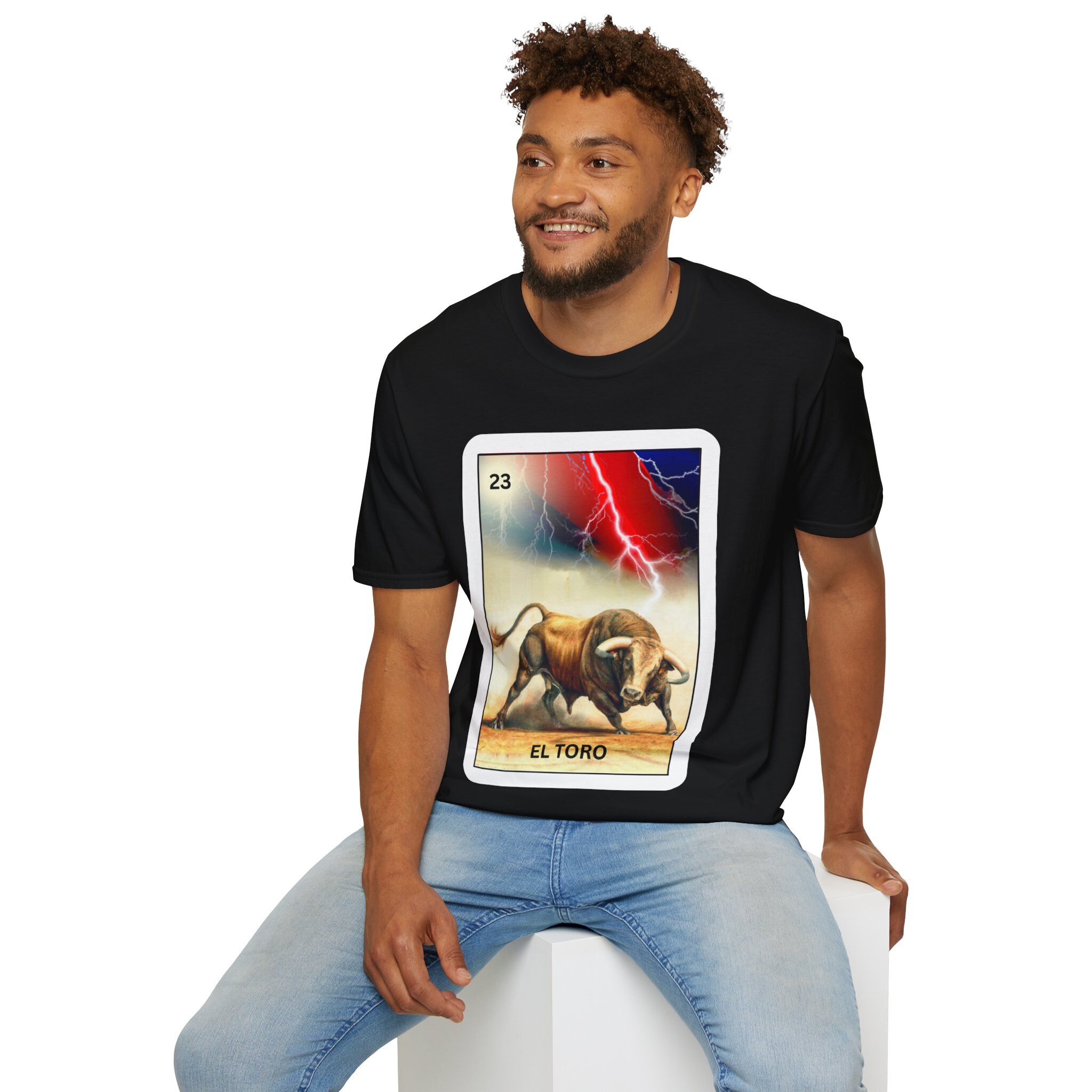 El Toro De La Loteria Shirt, the Bull T-shirt, Custom Design T-shirt - Etsy