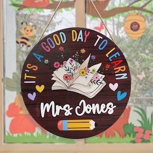 Teacher Doorsign, Back to School Gift, Teacher Appreciation, Teacher ...