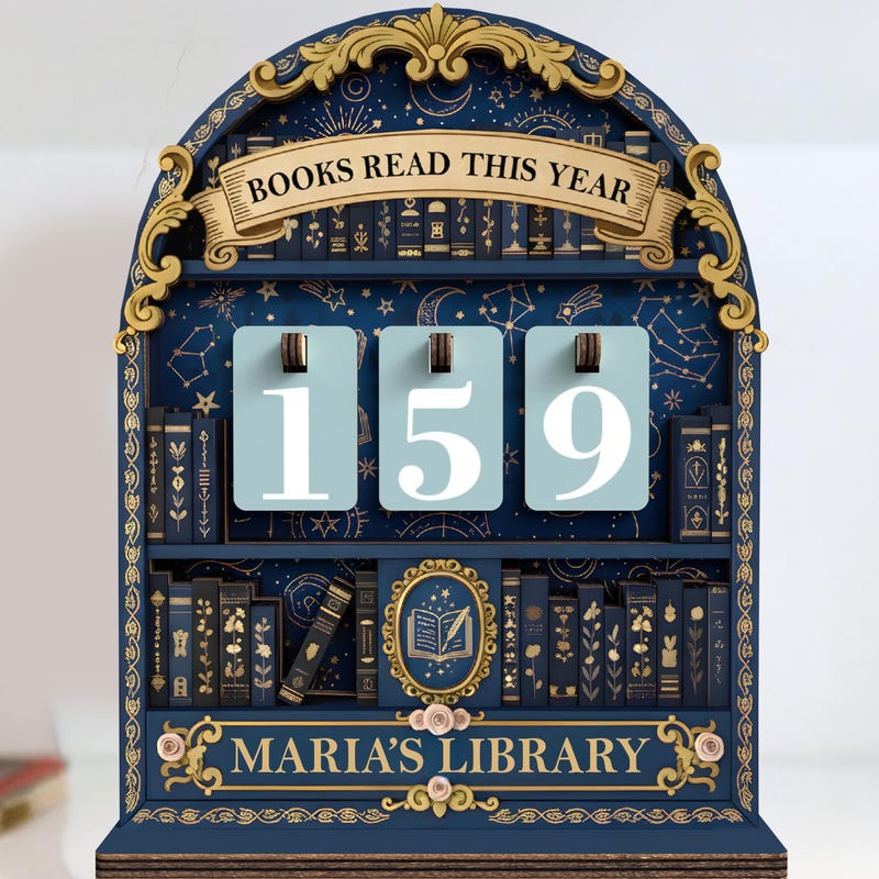 Home Library Counter - Etsy