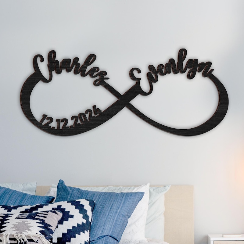Infinity Name Sign - Etsy
