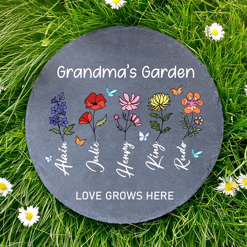 Personalized Garden Stone - Etsy