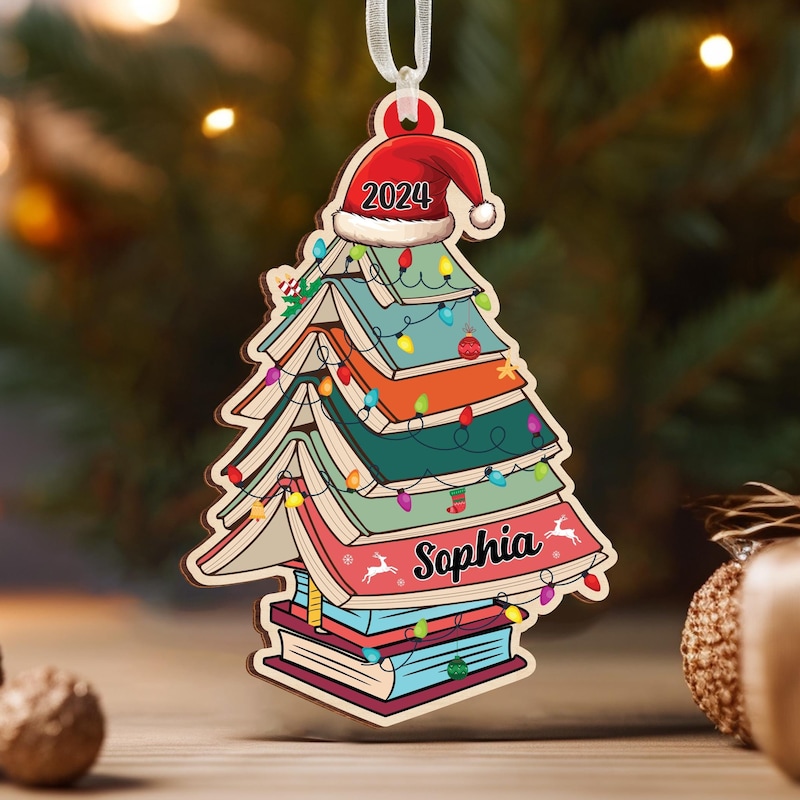 Book Christmas Ornaments - Etsy