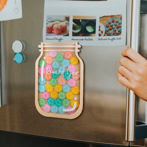 Magnet Smiley Face Reward Jar, Gift for Teacher, Colorful Classroom ...