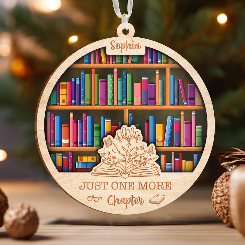 Book Ornament - Etsy