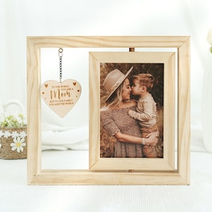 Best Mom Picture Frame, Mom Picture Frame, Rotating Frame, Mother Day ...