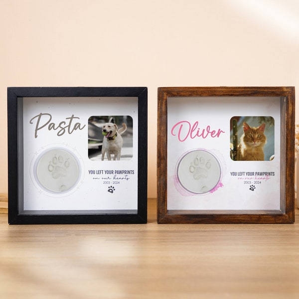 Pet Memorial Shadow Box - Etsy