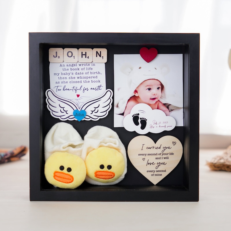 Baby Shadow Box - Etsy