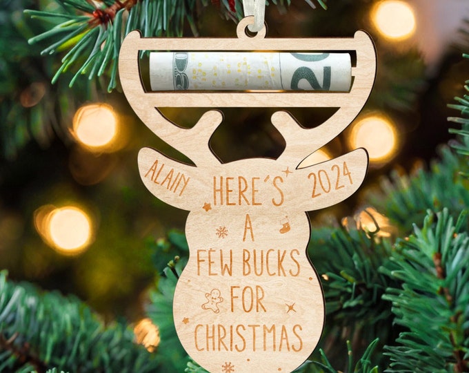 Cute Money Holder Christmas Ornament Gifts, Here’s A Few Bucks for ...