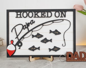Hooked on Daddy Fishing Gift / Christmas Gift for Dad /personalized ...