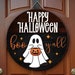 Custom Halloween Front Door Decor,halloween Door Hanger,ghost Door Sign ...