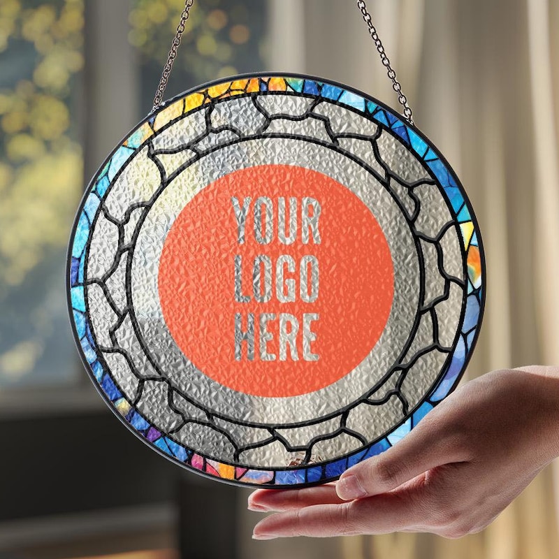 Stained Glass Logo - Etsy