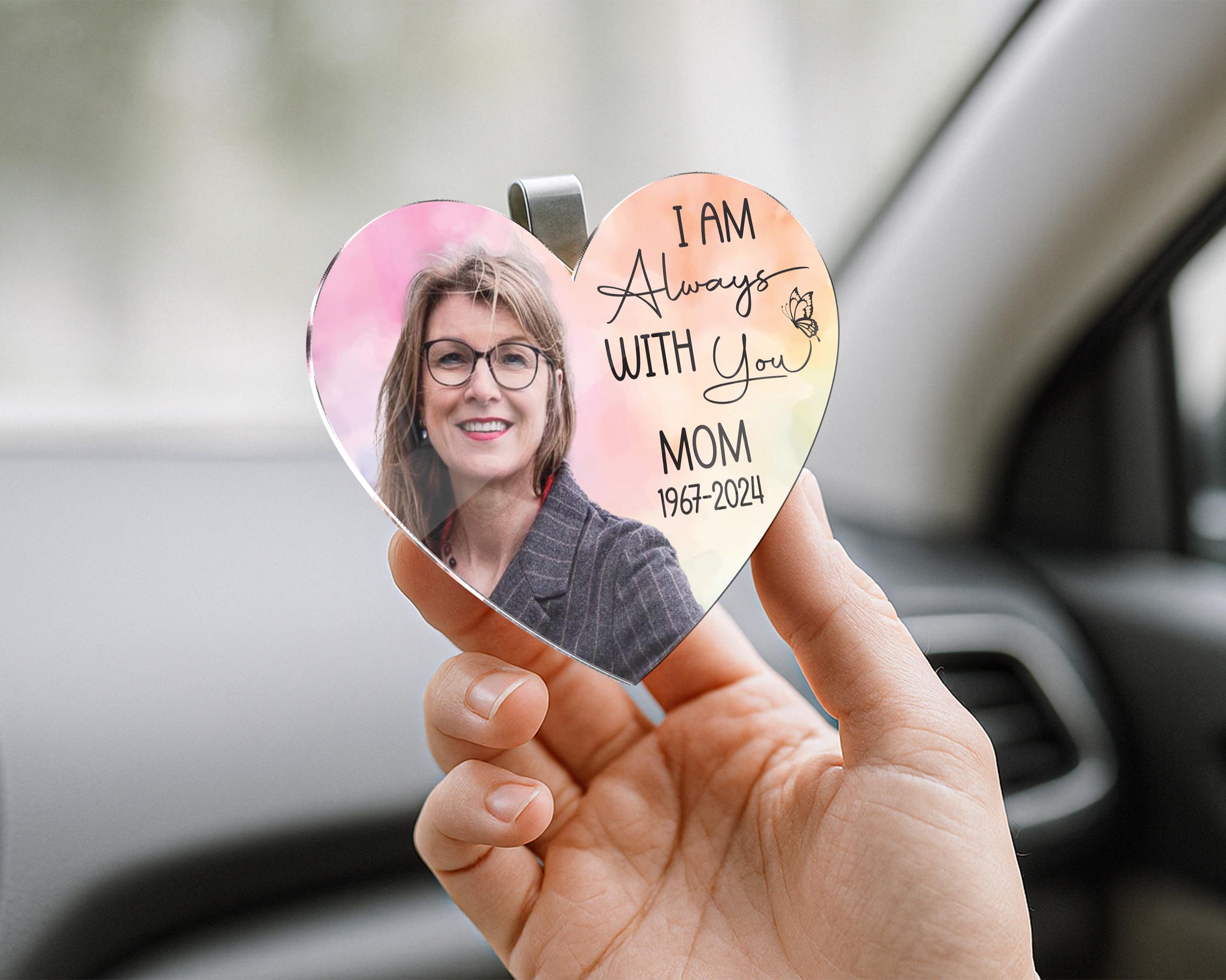Personalized Memorial Photo Car Visor Clip, Memorial Gift, Custom ...
