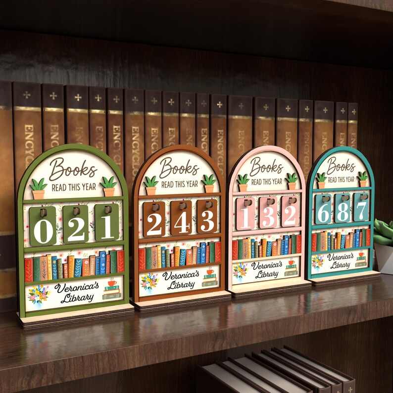 Custom Vintage Book Tracker,books Read Tracker,books Read This Year ...