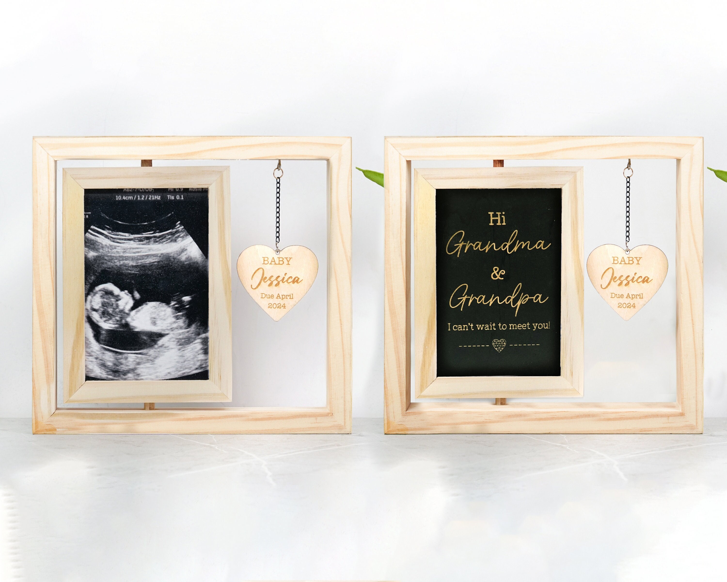 Hi Grandma Photo Frame, Family Pregnancy Announcement, Baby ...