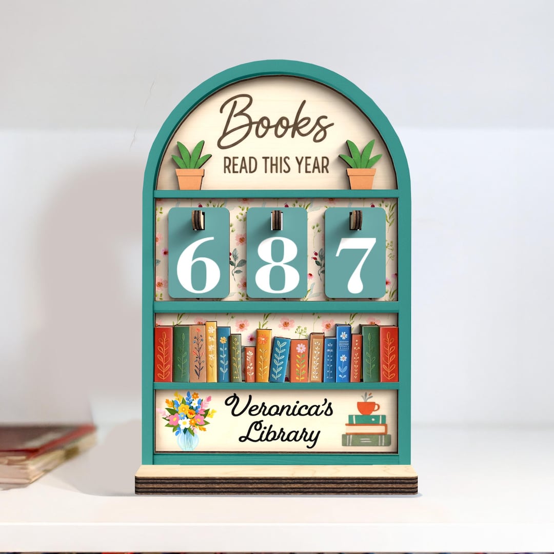 Custom Vintage Book Tracker,books Read Tracker,books Read This Year ...