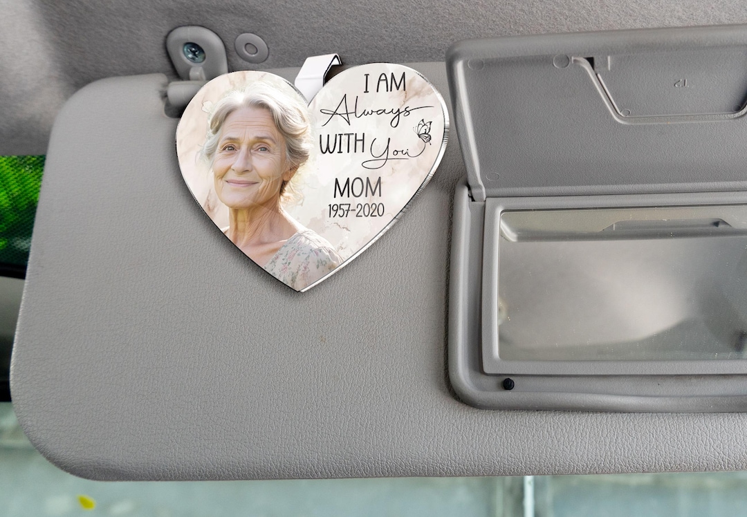 Personalized Memorial Photo Car Visor Clip, Memorial Gift, Custom ...
