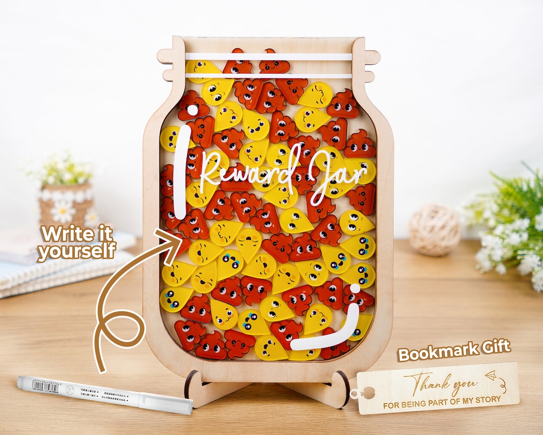 Potty Reward Jar, Potty Training Jar, Kids Toilet Reward, Good Behavior ...
