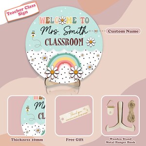 Welcome Sign for Classroom, Back to School Door Hanger, Welcome to Our ...