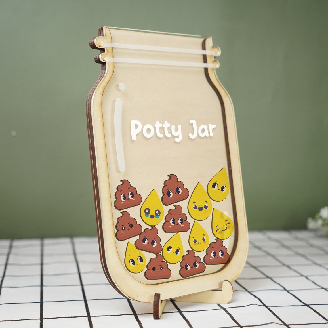 Potty Jar, Kids Toilet Reward, Poo Tokens, Potty Training, Reward Jar ...